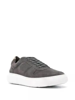 Herno Suede Lace-up Sneakers
