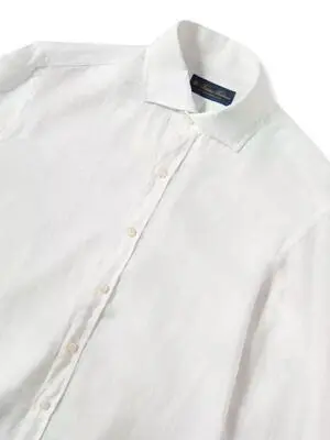 Brooks Brothers Linen Shirt - White