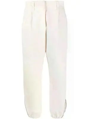 Brunello Cucinelli Balloon-leg Cotton Trousers