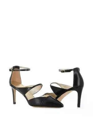 ANTONIO BARBATO MAESTRI VENEZIANI Leather Crisscross Strap Pumps