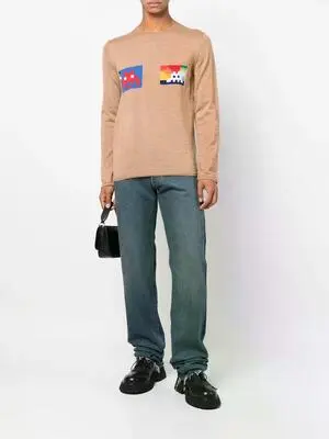 Comme Des Garçons Graphic Print Jumper