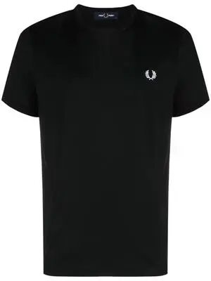 Fred Perry Ringer Short-sleeve T-shirt - Black