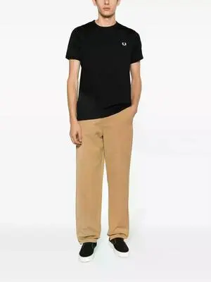 Fred Perry Ringer Short-sleeve T-shirt - Black