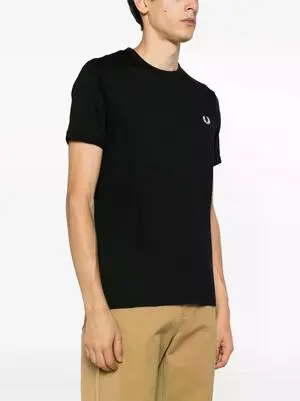 Fred Perry Ringer Short-sleeve T-shirt - Black