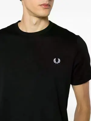 Fred Perry Ringer Short-sleeve T-shirt - Black