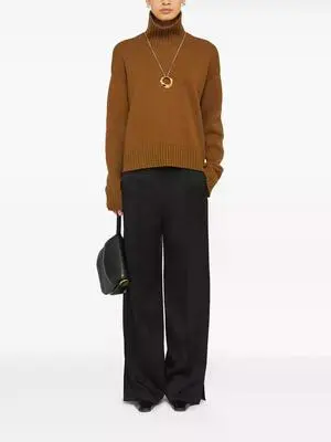 JIL SANDER Funnel-neck Cashmere Blend Jumper