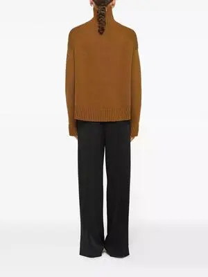 JIL SANDER Funnel-neck Cashmere Blend Jumper