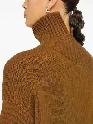 JIL SANDER Funnel-neck Cashmere Blend Jumper
