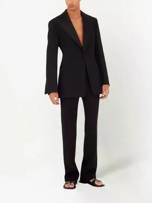 FERRAGAMO Single-breasted Tuxedo Blazer