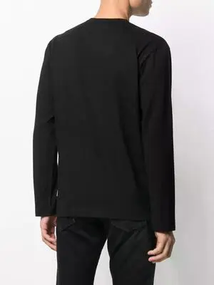 Play Comme Des Garcon Embroidered Two Heart T-shirt