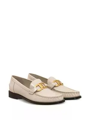 FERRAGAMO Gancini Leather Loafers