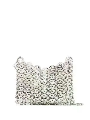 Rabanne Iconic 1969 Nano Shoulder Bag - Silver