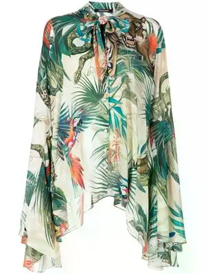 Roberto Cavalli Frill Kaftans Tunics