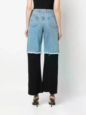 Christopher Esber Deconstructed Straight-leg Jeans