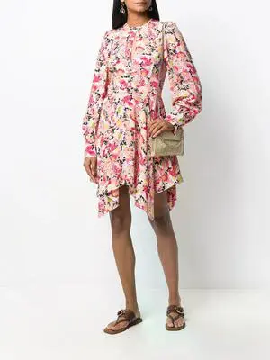 Stella McCartney Floral-print Asymmetric Dress