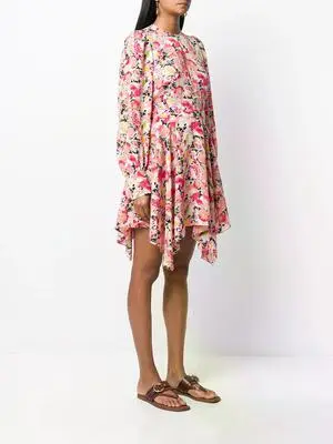 Stella McCartney Floral-print Asymmetric Dress