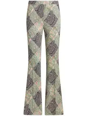 Etro Flared Printed Trousers