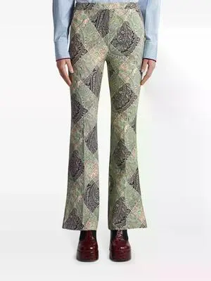 Etro Flared Printed Trousers