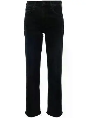 MOTHER The Mid Rise Zip Rambler Ankle Jeans