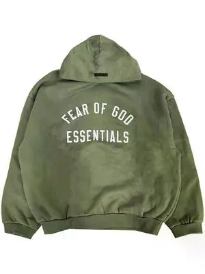 Fear Of God Fleece Hoodie - Green