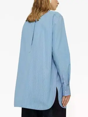JIL SANDER Striped Cotton Blouse