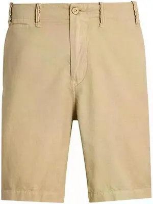 Polo Ralph Lauren Cotton-linen Blend Chino Shorts - Neutrals
