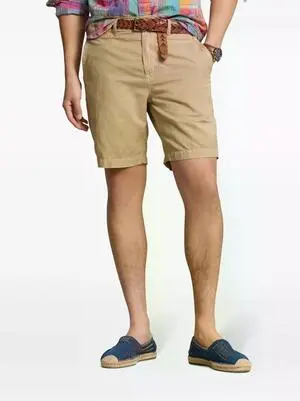 Polo Ralph Lauren Cotton-linen Blend Chino Shorts - Neutrals