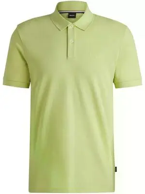BOSS Logo-embroidered Cotton Polo Shirt