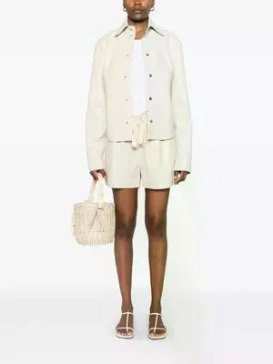 Nanushka Faux-leather Shorts