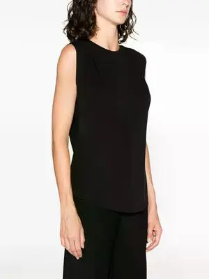 Michael Kors Pleat-detailing Tank Top - Black