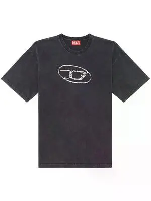 DIESEL® Logo-print Cotton T-shirt