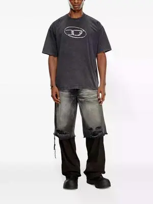 DIESEL® Logo-print Cotton T-shirt