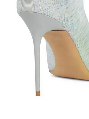 Balmain Skye 95mm Knit Ankle Boots