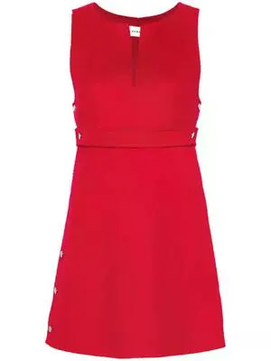 P.a.r.o.s.h Belted Mini Dress - Red