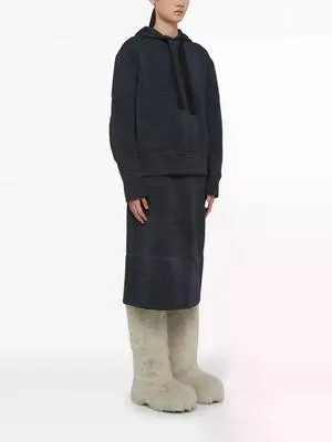 JIL SANDER Drawstring Wool Hoodie