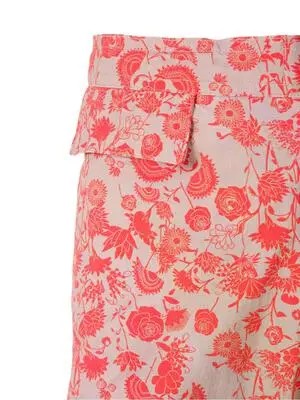 AMIR SLAMA Floral Tactel Shorts