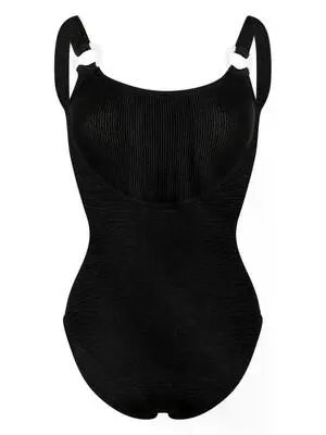 PARAMIDONNA Sophia Crinkled Swimsuit - Black