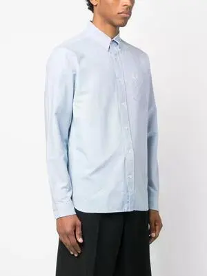Fred Perry Logo-embroidery Cotton Shirt