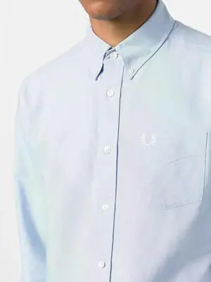 Fred Perry Logo-embroidery Cotton Shirt