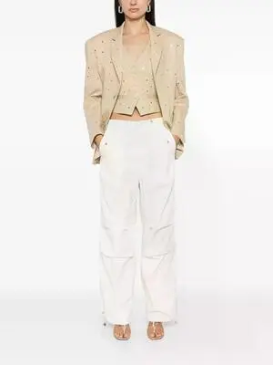 Giuseppe Di Morabito Rhinestone-embellished Single-breasted Blazer