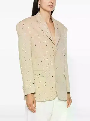 Giuseppe Di Morabito Rhinestone-embellished Single-breasted Blazer