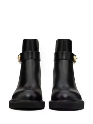 Valentino Garavani 40mm Vlogo Locker Ankle Boots