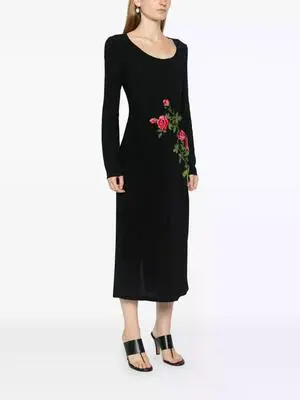 Vivetta Floral Embroidered Midi Dress