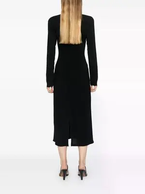 Vivetta Floral Embroidered Midi Dress