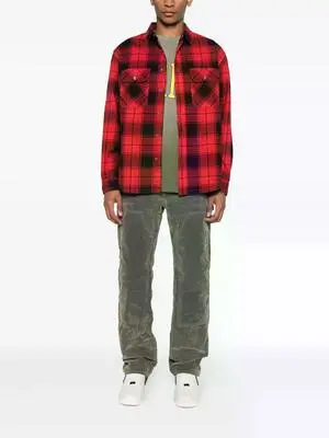 PURPLE BRAND Flannel Long-sleeve Shirt