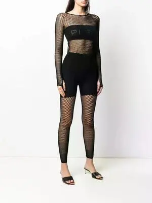 Philipp Plein Mesh-panelled Jumpsuit