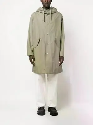 JIL SANDER Rear Logo-print Hooded Coat