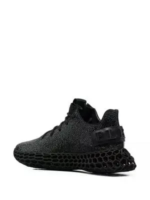 Philipp Plein Skeleton Caviar Low-top Sneakers