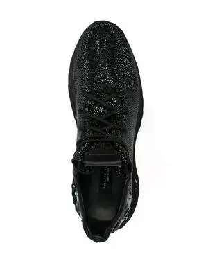 Philipp Plein Skeleton Caviar Low-top Sneakers