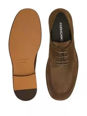 FERRAGAMO Suede Derby Shoes